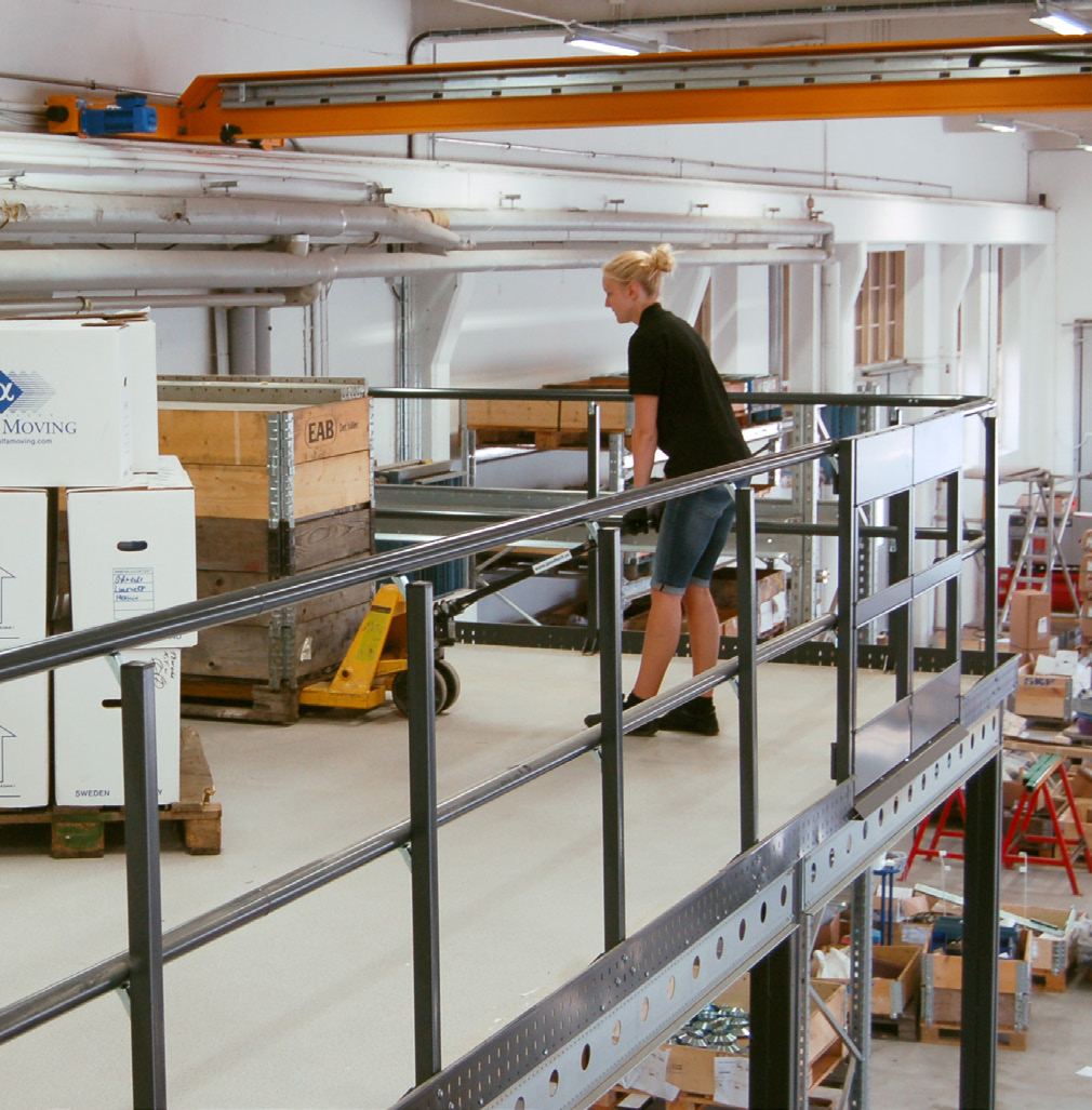 Entresoler – Lagerkomponenter