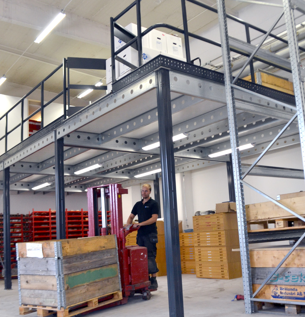 Entresoler – Lagerkomponenter